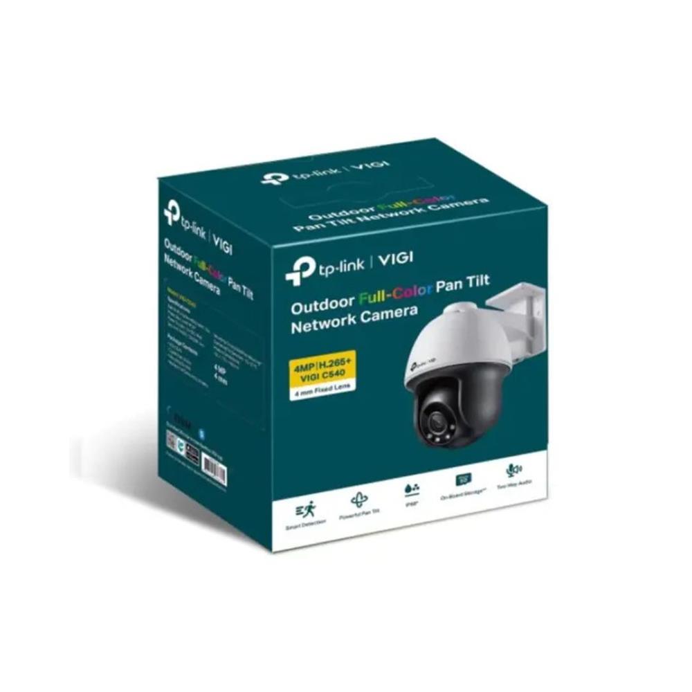 Câmera TP-Link Vigi C540S, Pan/Tilt, 4MP, Full-Color, IA, PoE, IP66 ...