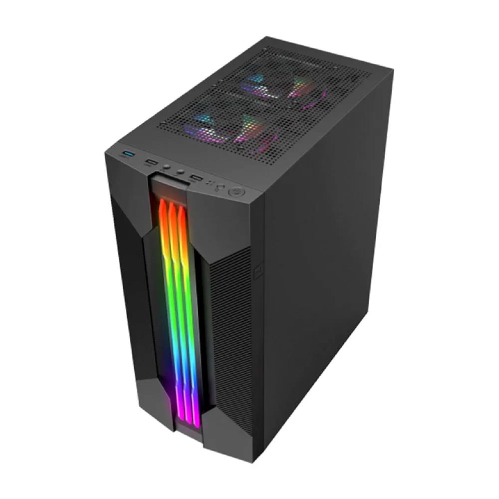 Gabinete Gamer K-Mex Bifrost VI CG-01A9, RGB, Mid Tower, Vidro ...