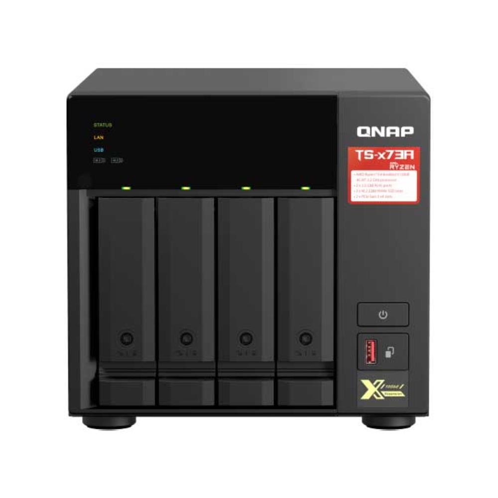 Storage Qnap 8GB, NAS, AMD Ryzen Embedded V1500B, 2.2Ghz, SODIMM DDR4 ...